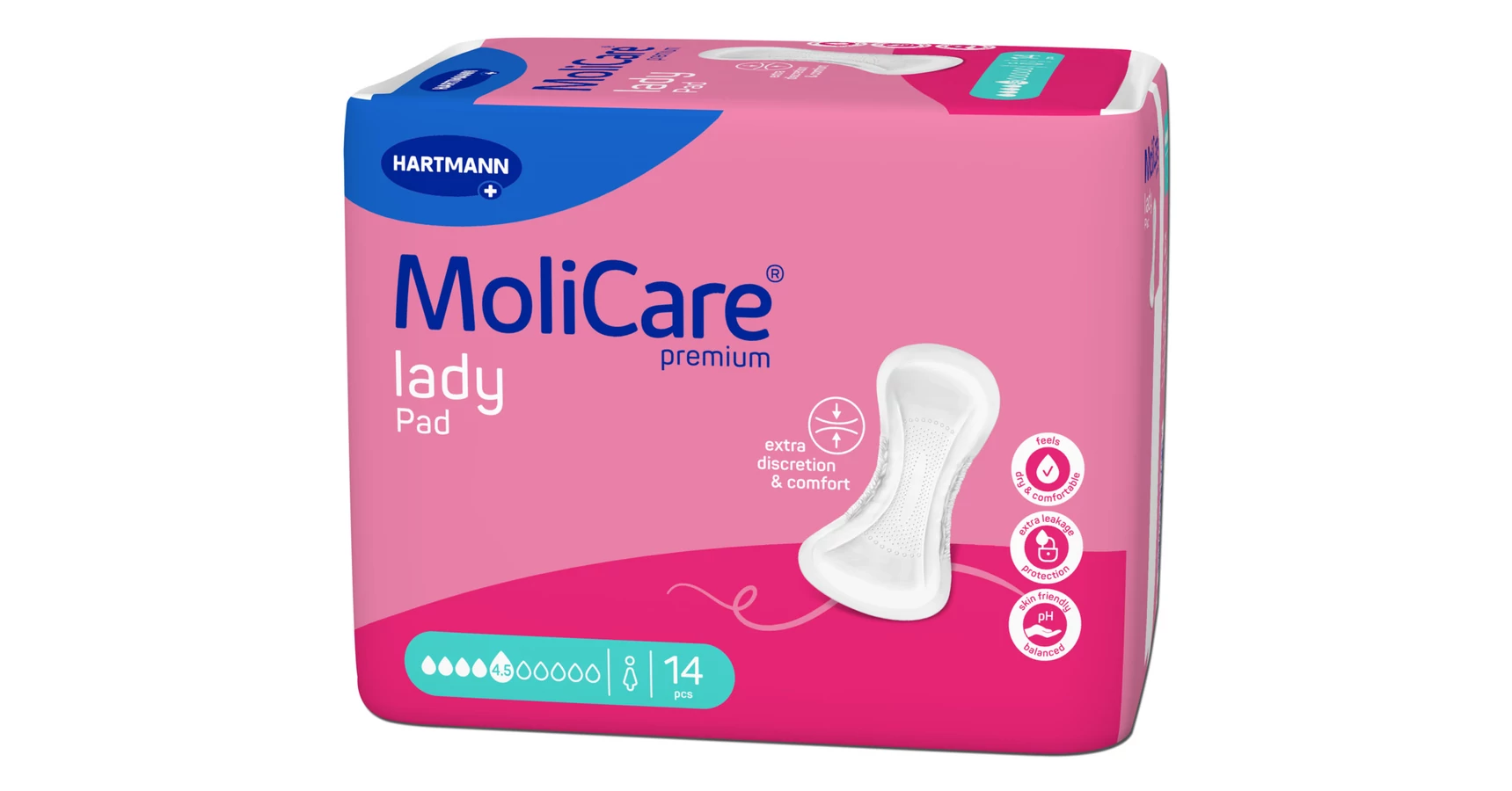 MoliCare® Premium lady Pad női betét (4,5 csepp; 14 db)