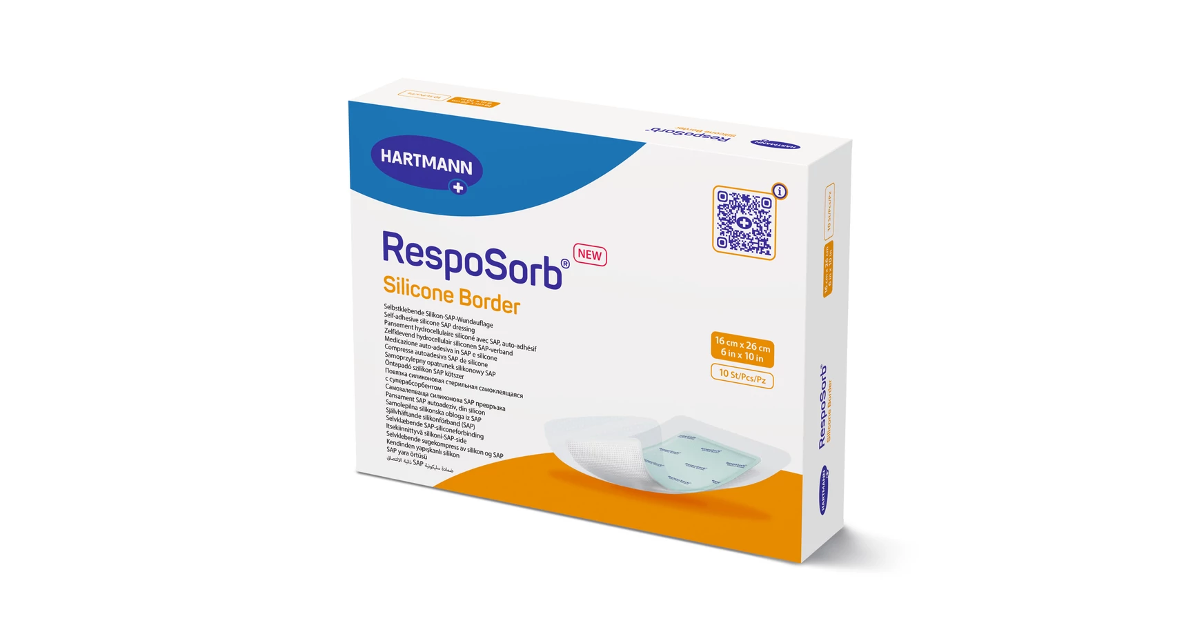 RespoSorb® Silicone Border (16x26 cm; 10 db) - HARTMANN - Sebkezelés ...