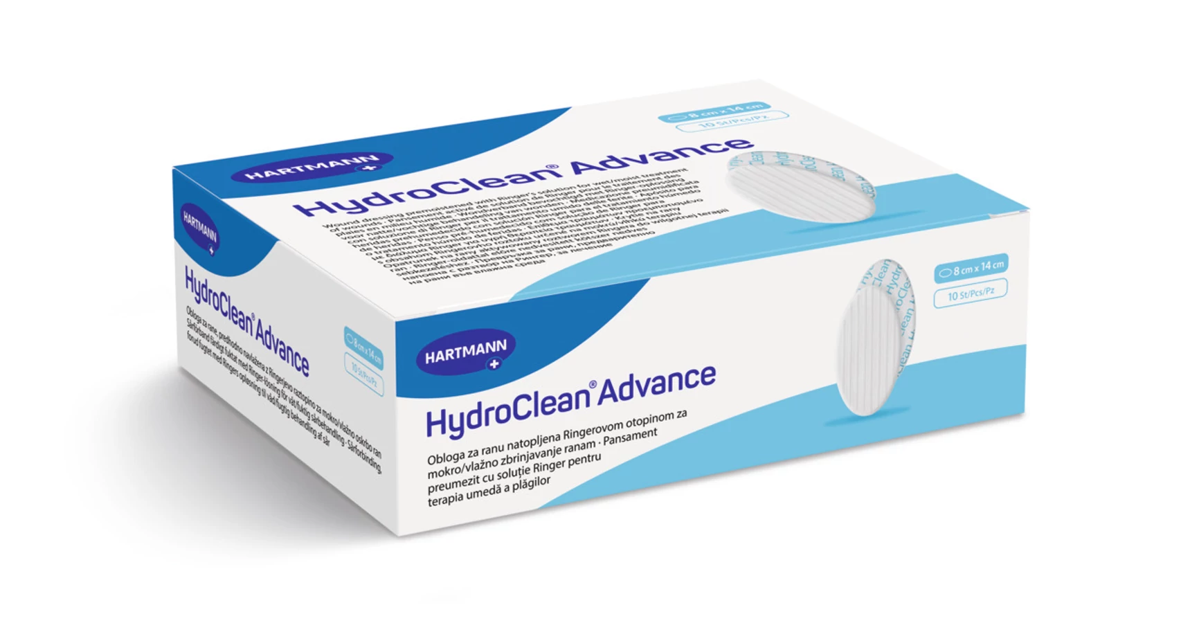 HydroClean® Advance sebpárna (8x14 cm; ovális; 10 db) - HARTMANN, NEAK ...