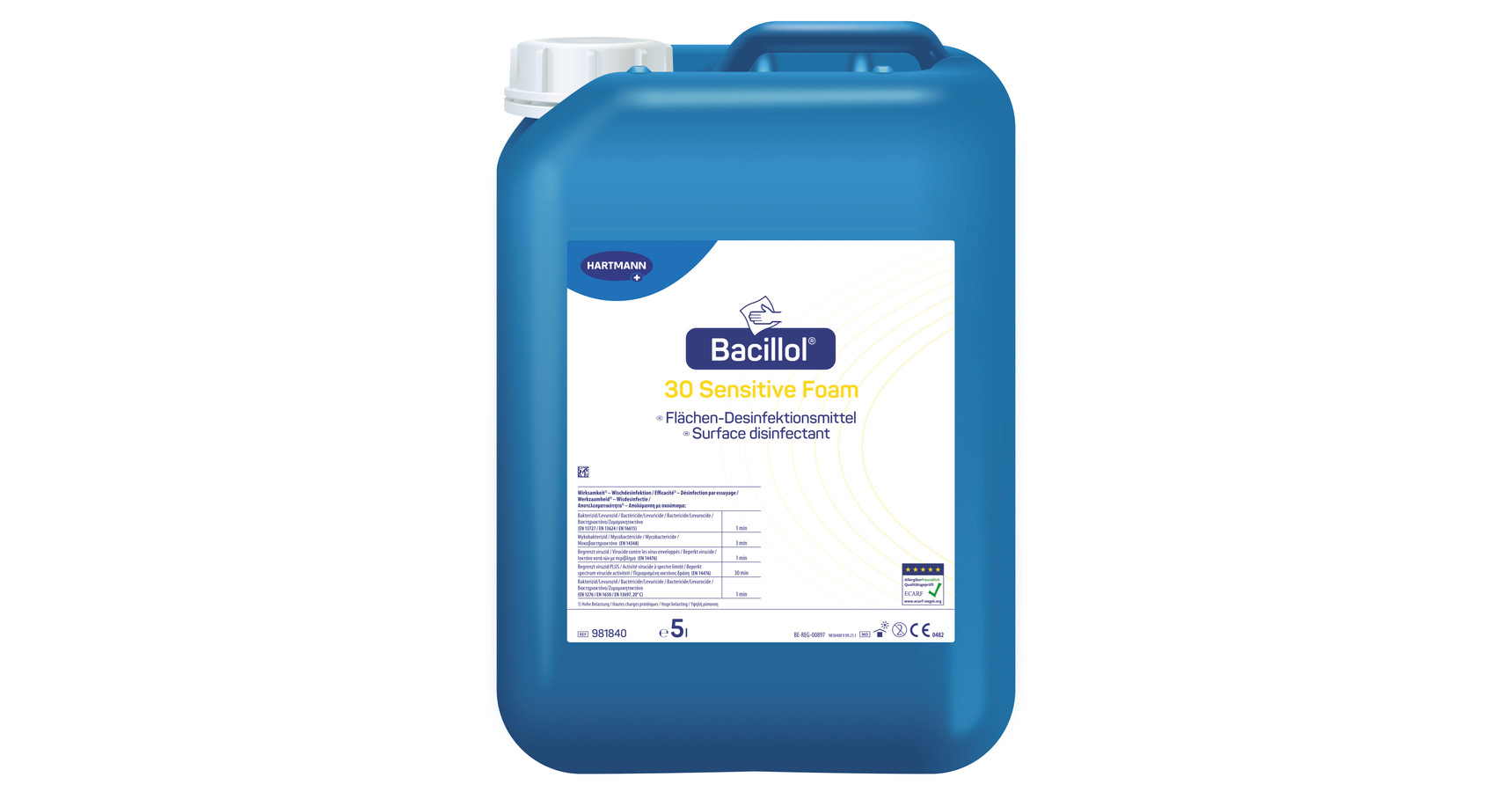 Bacillol® 30 Sensitive Foam felületfertőtlenítő spray (5 liter; 1 db)